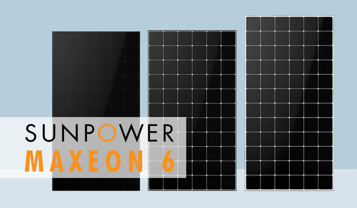 SunPower Maxeon 6: nuovo pannello solare per fotovoltaico